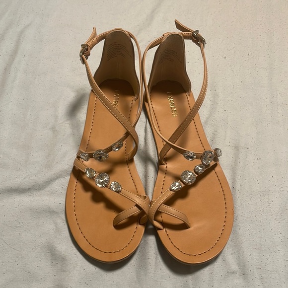 Express | Shoes | Express Womens Rhinestone Strap Sandal | Poshmark